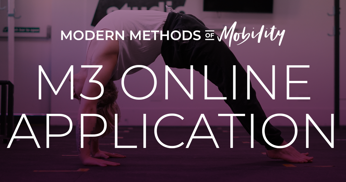 M3 Online Flexibility Training Application - Modern Methods of Mobility