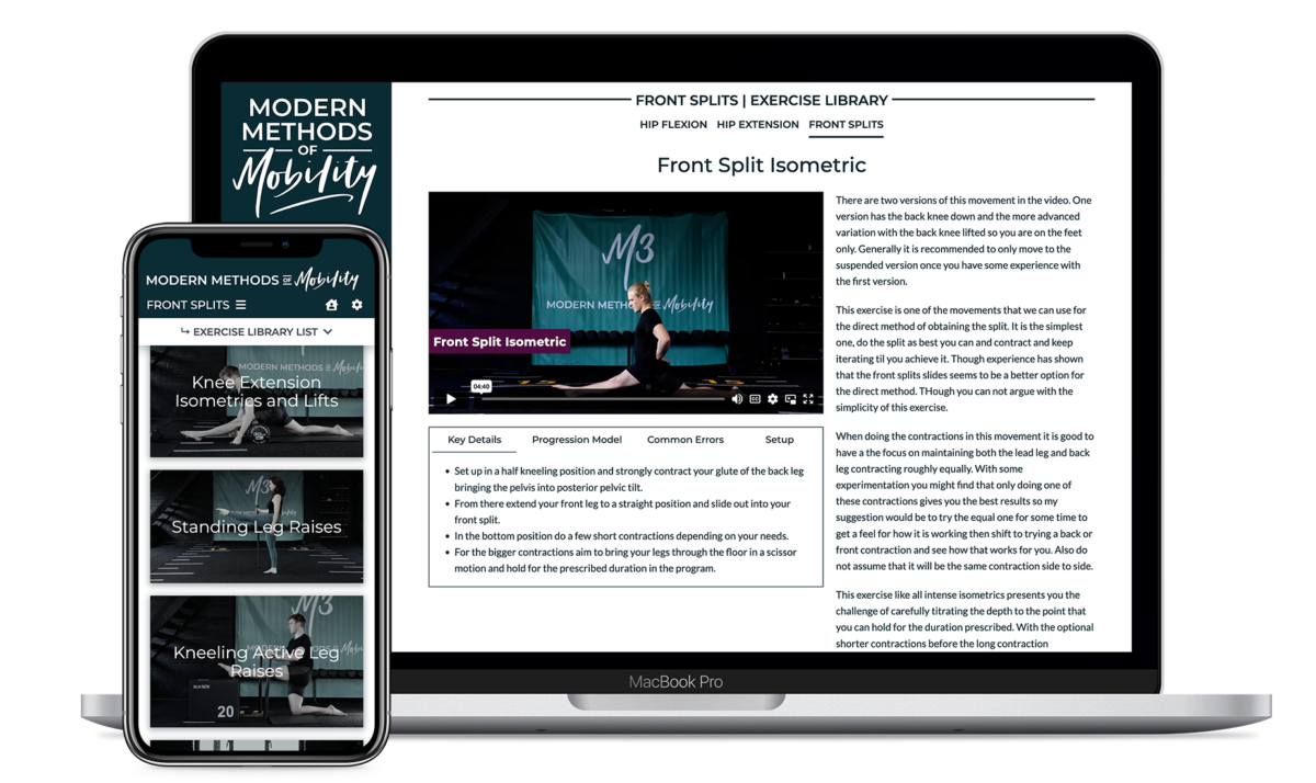 Front Splits Online Program - Modern Methods of Mobility
