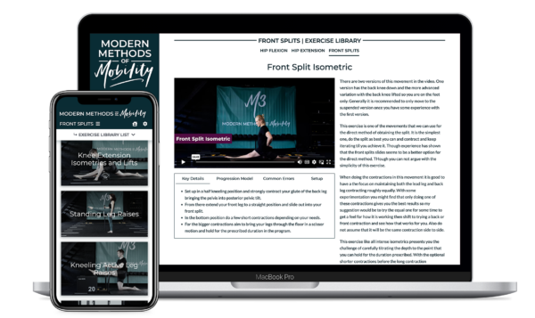 Front Splits Online Program - Modern Methods of Mobility