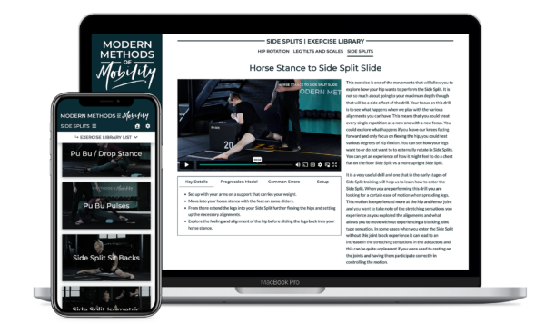 Side Splits Online Program - Modern Methods of Mobility
