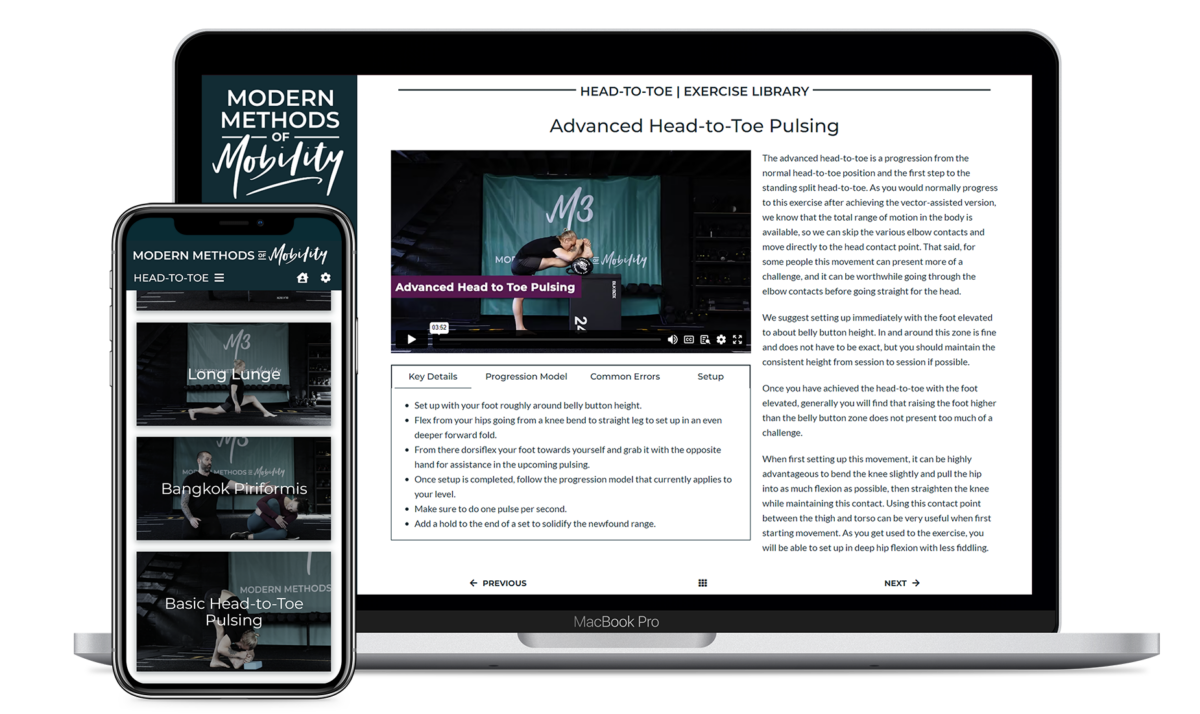 Learn the Head to Toe - Modern Methods of Mobility