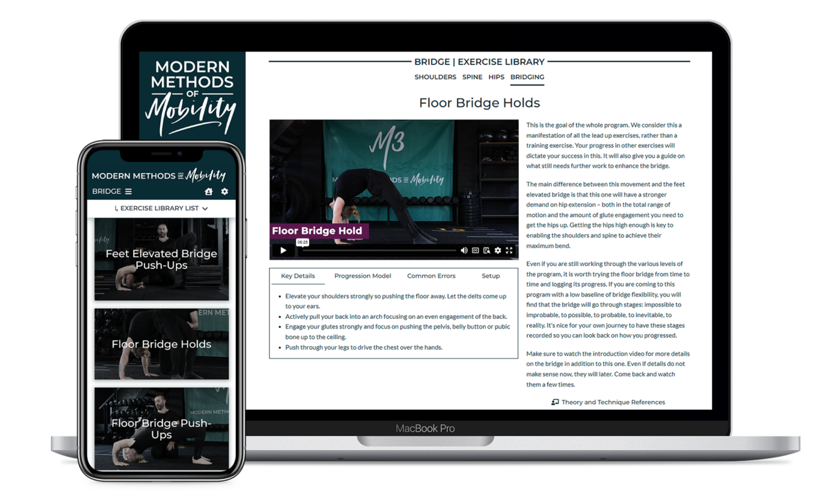 Bridge Flexibility Online Program - Modern Methods of Mobility